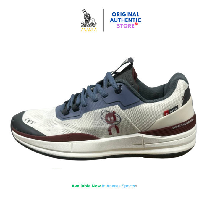 Jual Sepatu Lari On The Roger Pro KITH Ronnie Fieg White Navy Original ...