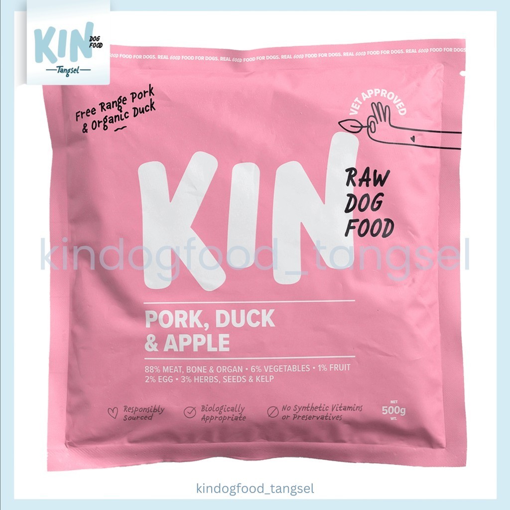 Jual PORK, DUCK & APPLE - KIN DOG FOOD | Shopee Indonesia