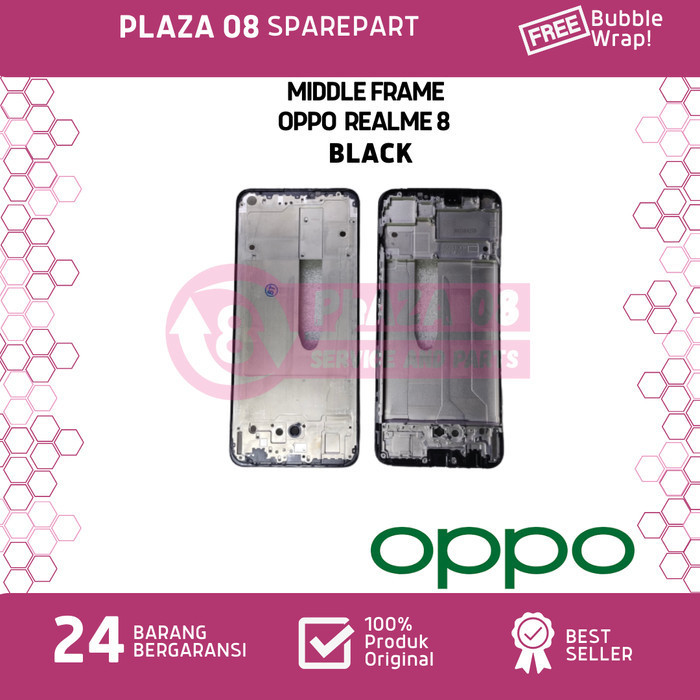 Jual MIDDLE FRAME OPPO RAEALME 8 (BLACK) | Shopee Indonesia