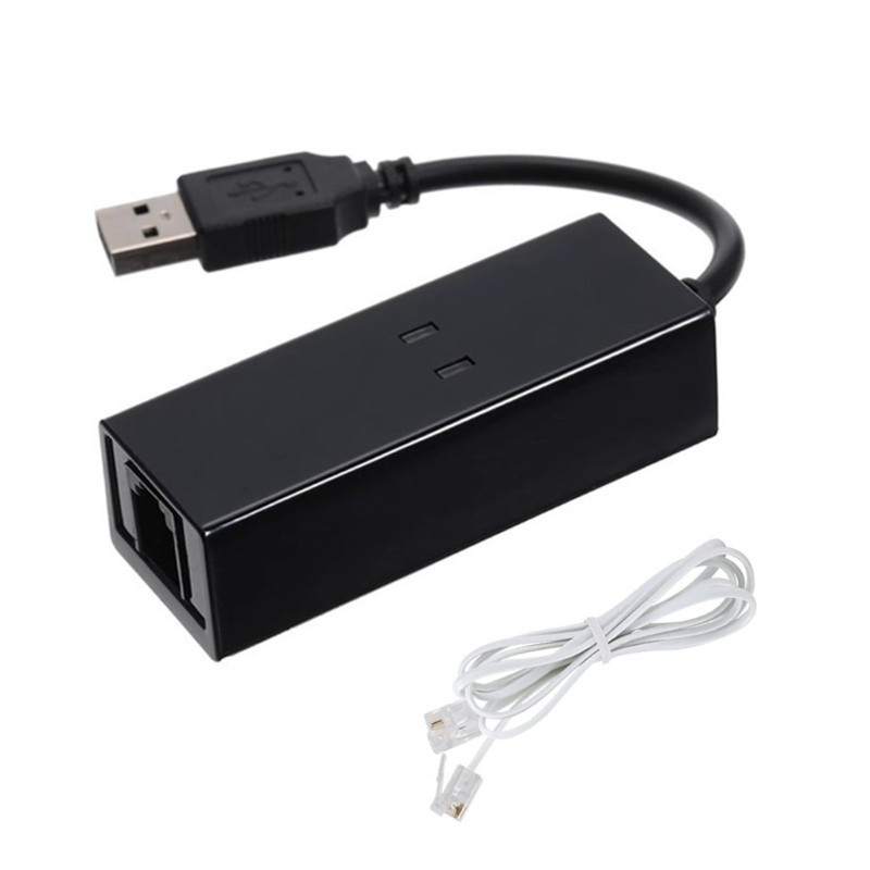 Jual USB 56K Voice Fax Data External Modem With Single/Dual Ports for Win 7/8/10/XP | Shopee ...