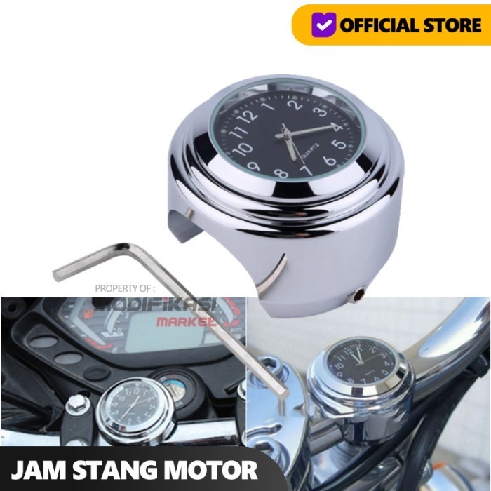 Jual ORIGINAL!! JAM MOTOR JAM STANG HANDLEBAR MOTOR WATERPROOF ...