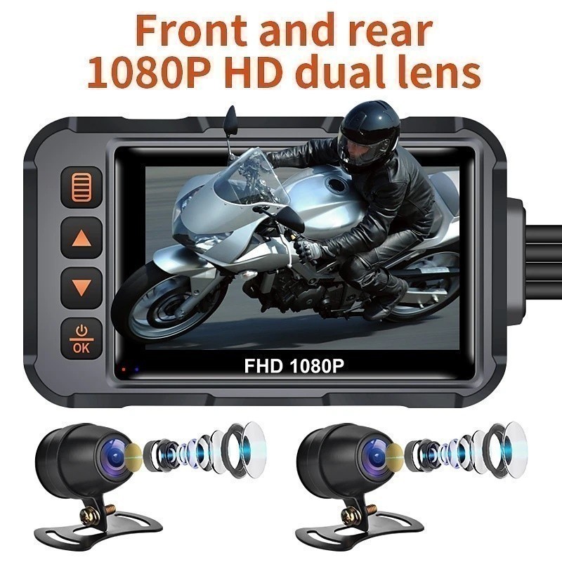 Jual SE65 Waterproof Motorcycle Dash Cam 1080P WiFi Video Kamera Motor ...