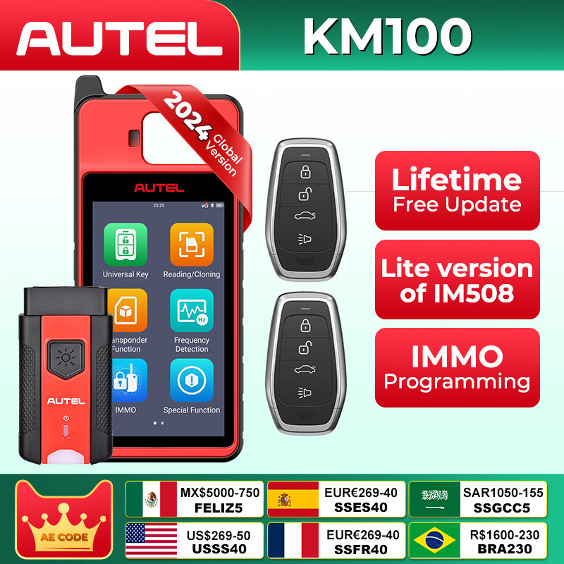 Jual Autel MaxiIM KM100 Key Fob Programmer Immobilizer Tool Key ...