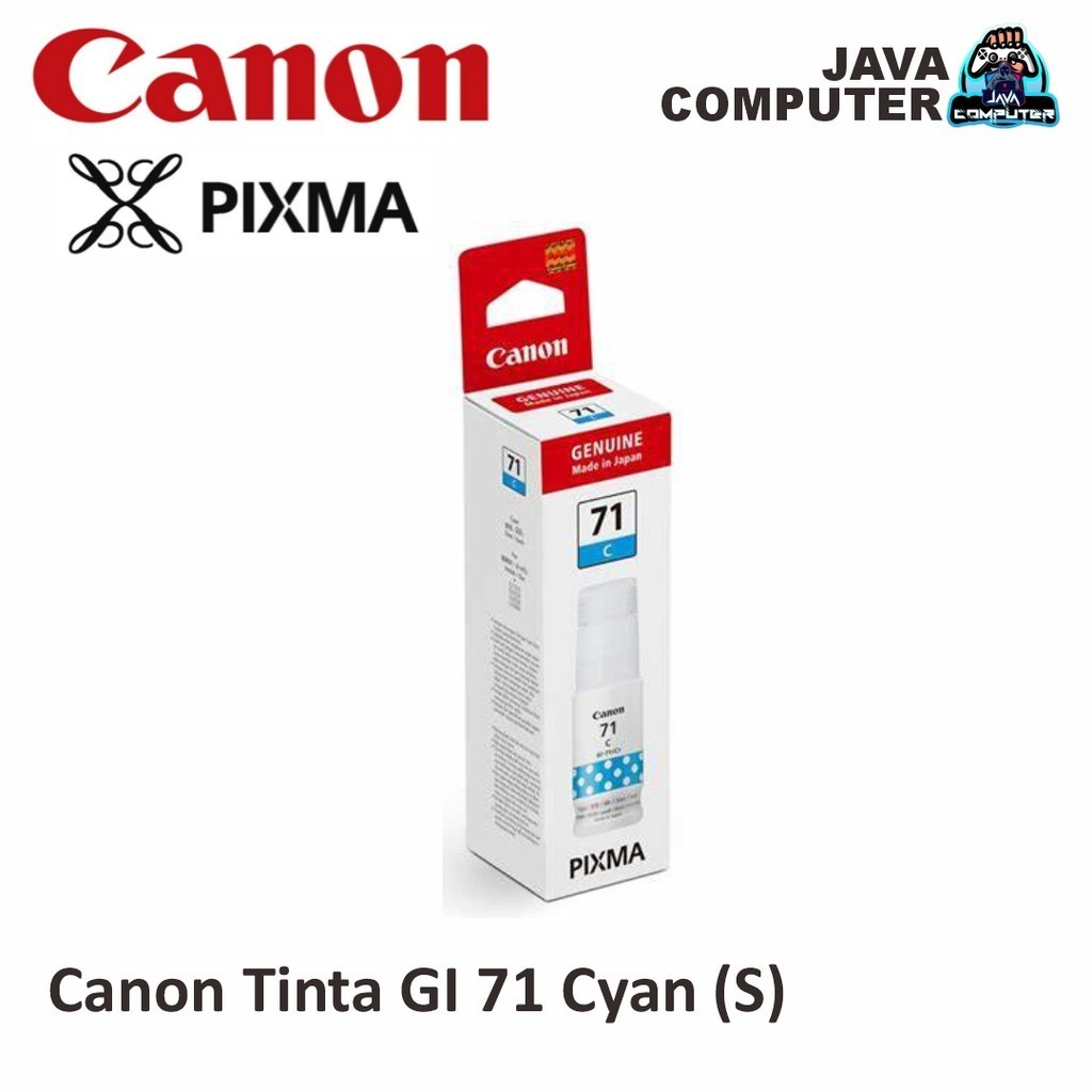 Jual Canon Tinta GI 71 Cyan (S) | Shopee Indonesia