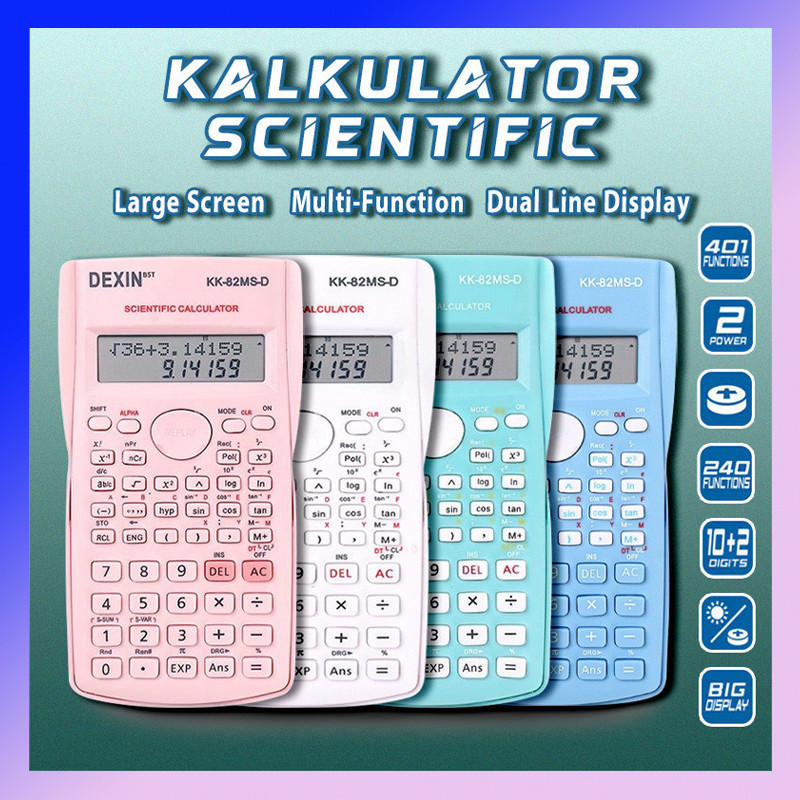 Jual Kalkulator Sekolah Kalkulator Scientific Kalkulator Ilmiah 240 ...