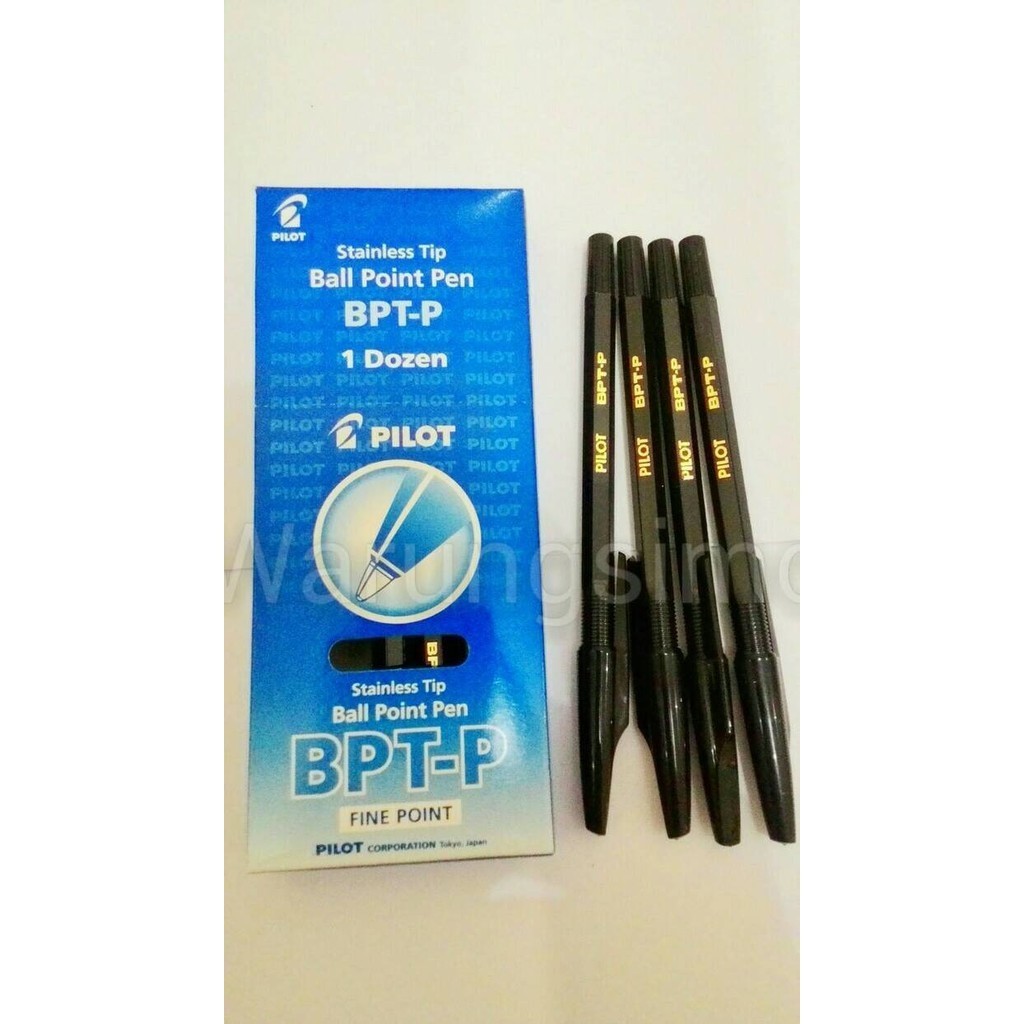 Jual Pulpen Pilot 1 pack isi 12 Warna Hitam | Shopee Indonesia