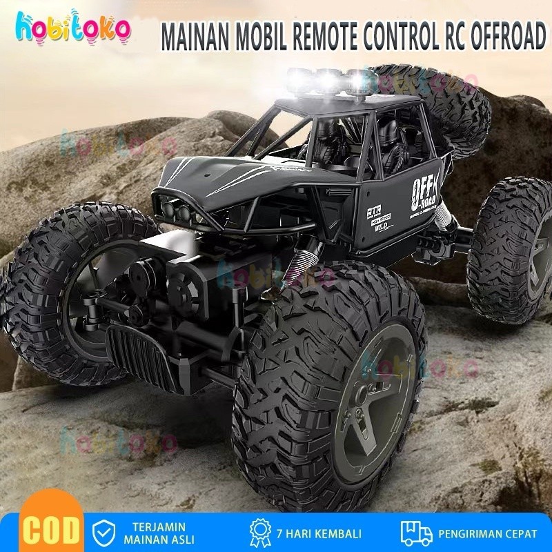 Jual 2.4Ghz Mainan Mobil Remote Control Off Road Alloy Climbing Car RC Rock Crawler 2WD Powerful ...