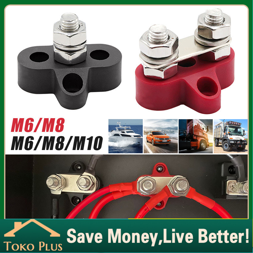 Jual HP 516inch Terminal Block Studs DC12V24V Junction Block Bus Bar | Shopee Indonesia