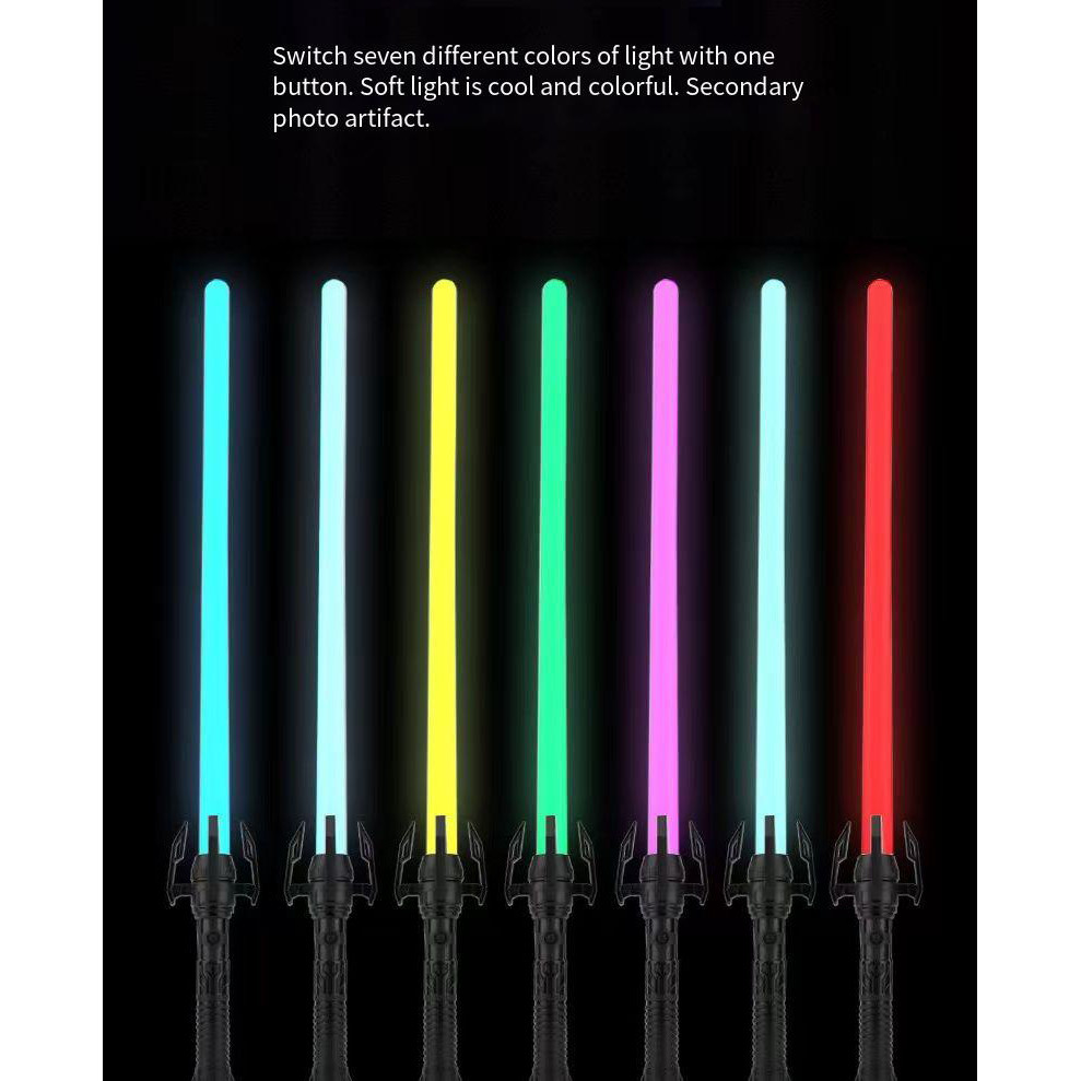 Jual Lightsaber Glowing Sound Induction Toy Laser Sword Telescopic ...