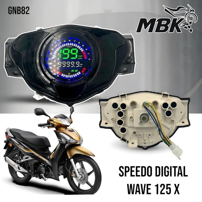 Jual Speedometer Digital LED HONDA WAVE 125 X SUPRA 125 X | Shopee ...