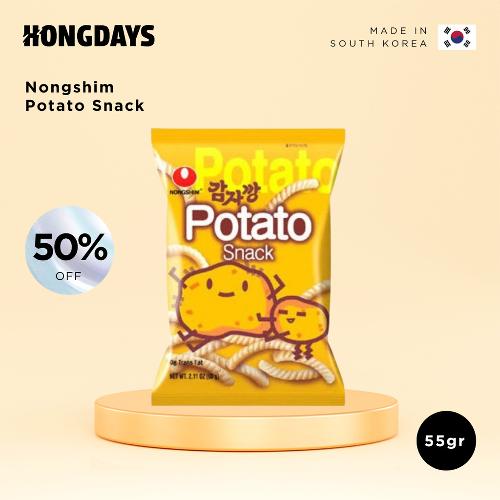Jual Nongshim Potato Snack 55g - Snack Kentang Made In Korea - HONGDAYS ...