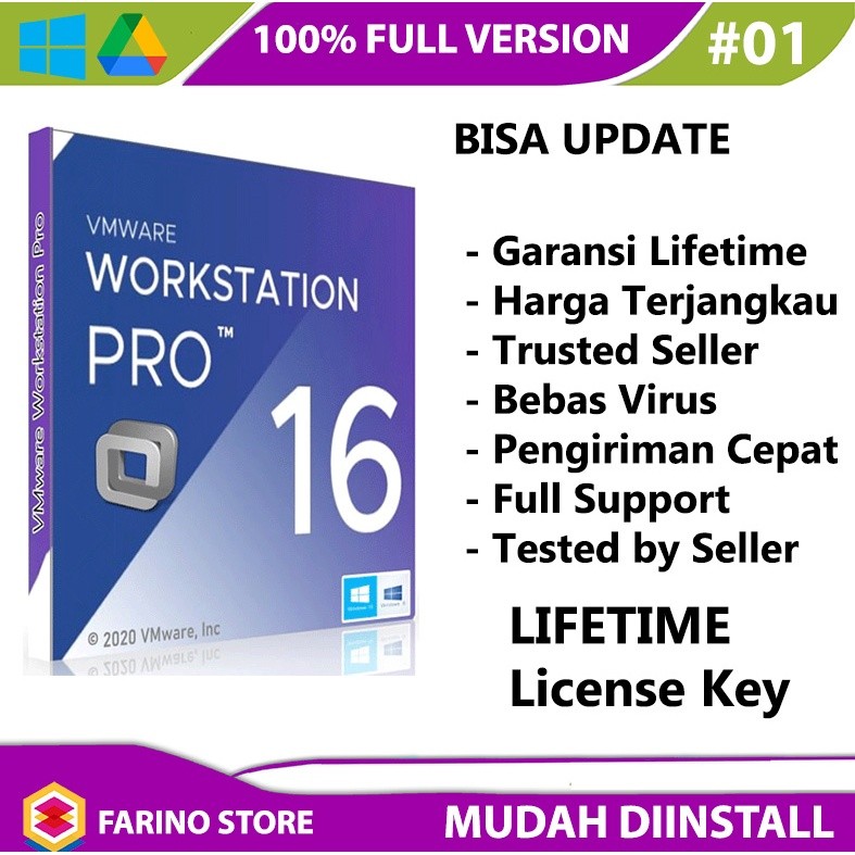 Jual VMware Workstation Pro 16 License Key Full Version Windows ...