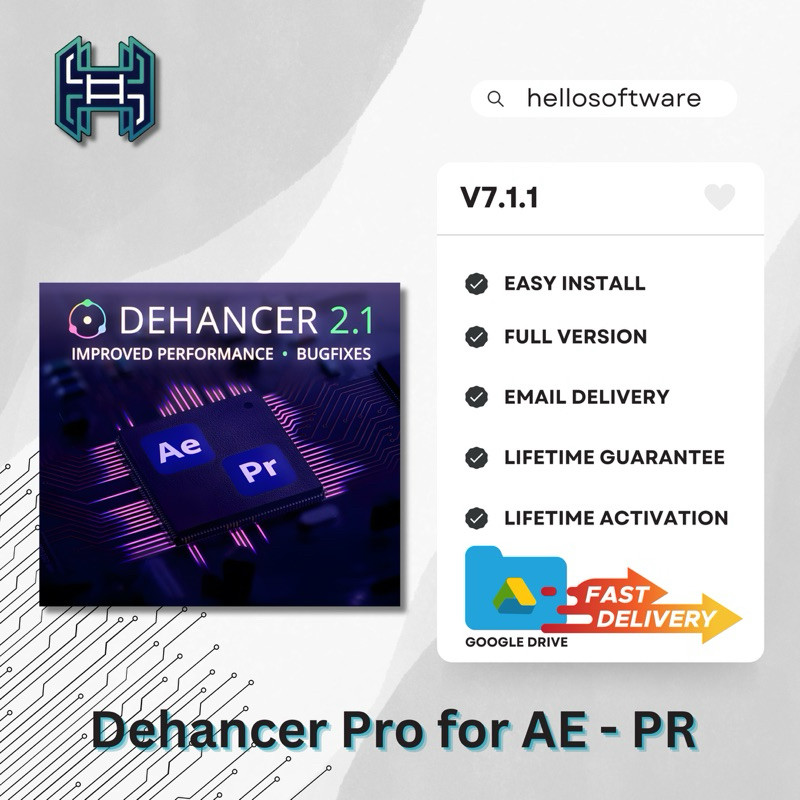 Jual (WIN/MAC) Dehancer Pro for Premiere Pro & After Effects v7.1.1 Full Version (Versi Terbaru ...