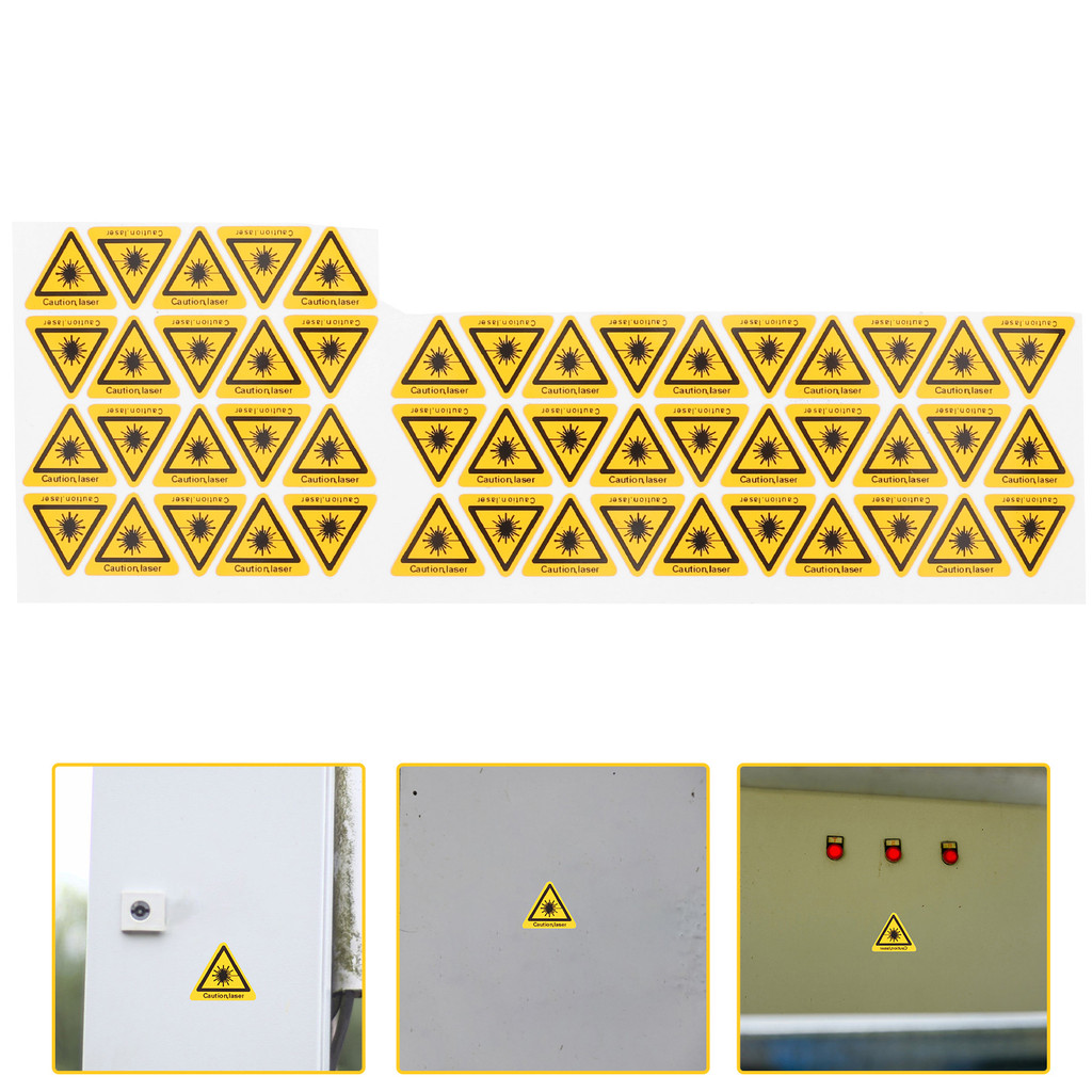 Jual 50 Pcs Safety Signs Caution Hazard Decal Danger Visible Vinyl ...