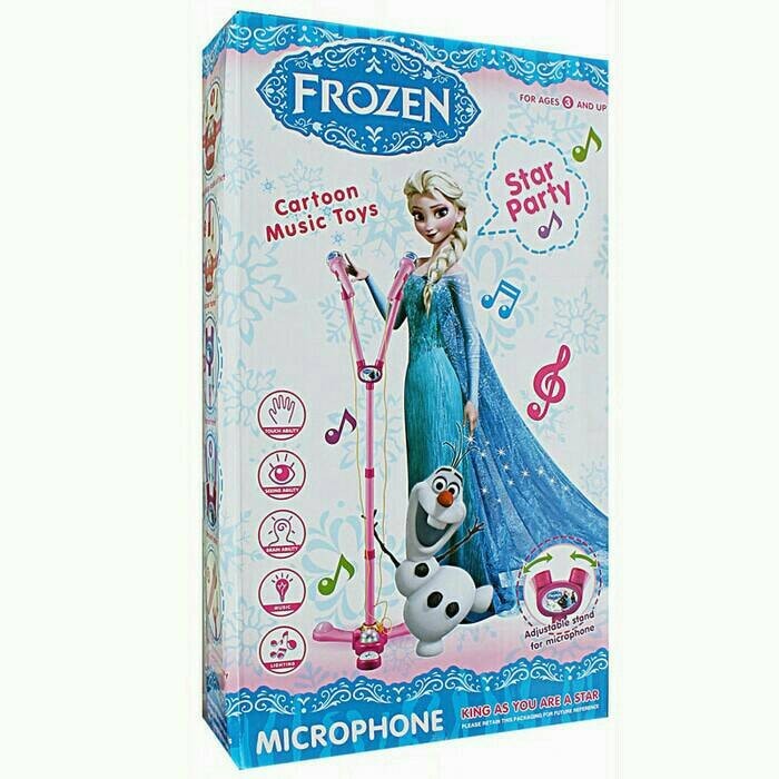 Jual Mainan Anak Microphone Frozen Doue Mic | Shopee Indonesia