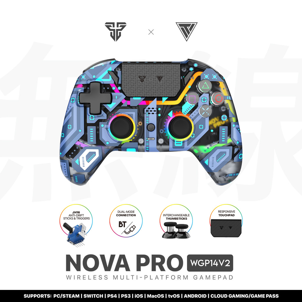 Jual FANTECH NOVA PRO WGP14-V2 Bluetooth Gamepad With Hall Effect ...