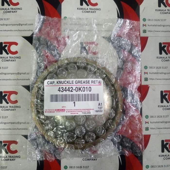 Jual Tutup Bearing Roda Depan Innova Dop Gemuk 43442-0K010 ORI Hilux ...