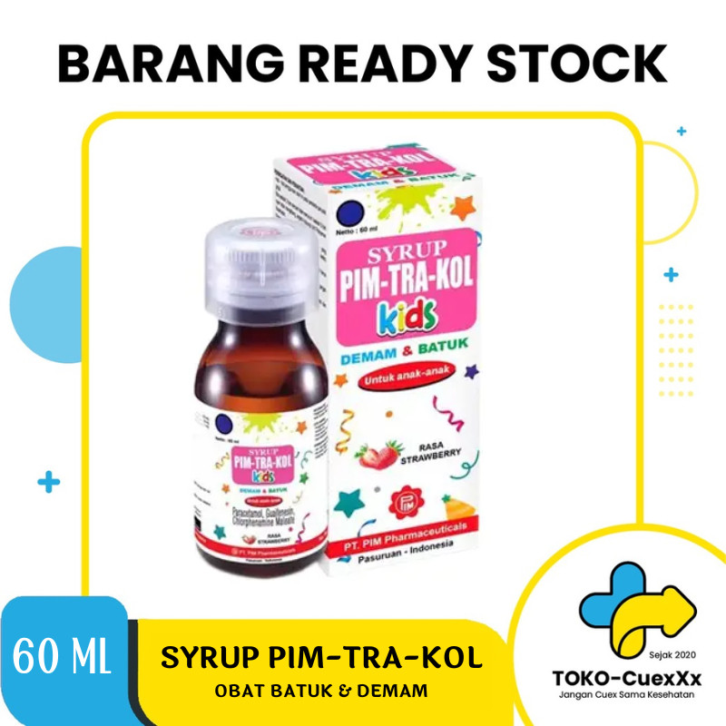 Jual Pimtrakol Sirup 60 ml - Obat Demam Batuk berdahak | Shopee Indonesia