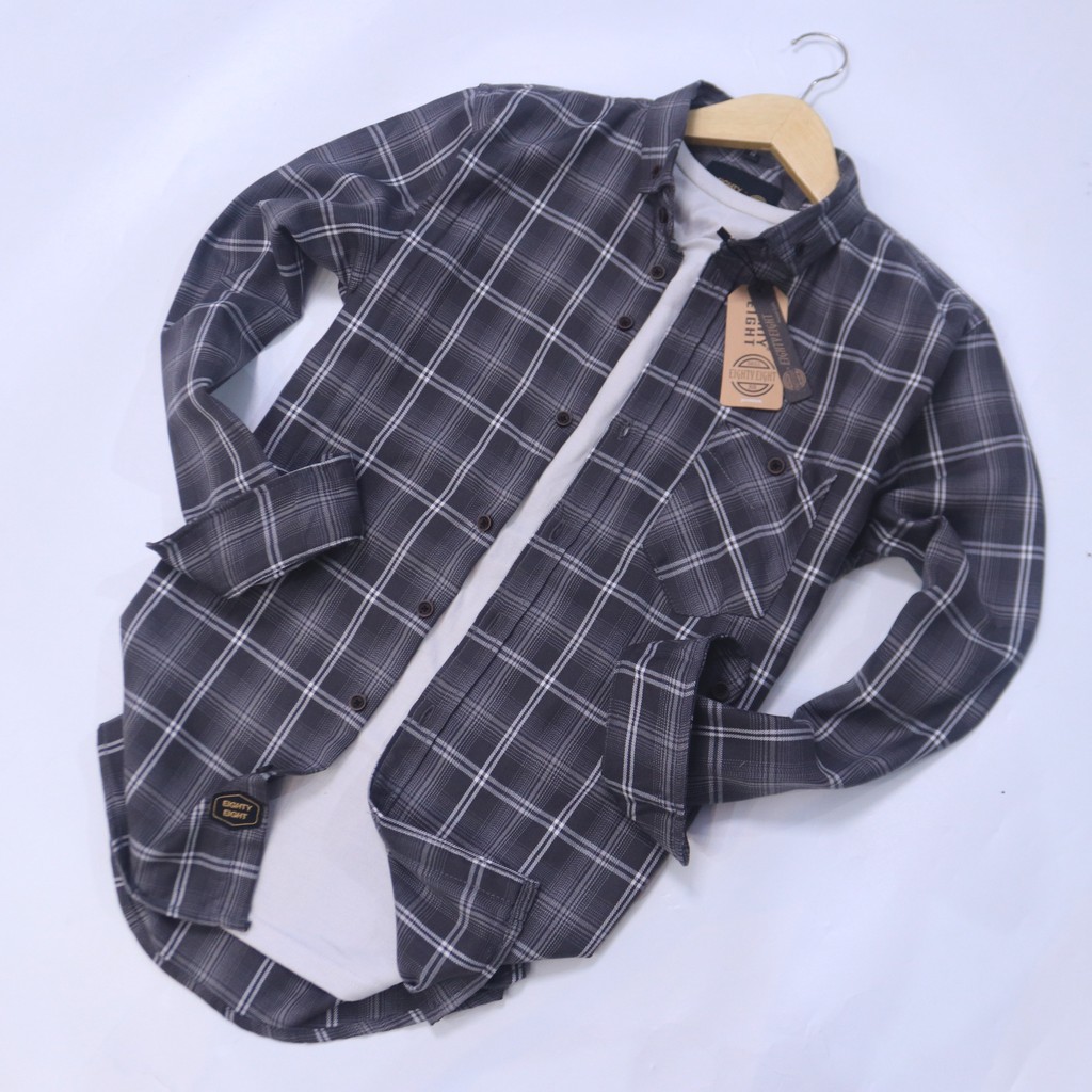 Jual Brill Eighty Eight - Kemeja Flanel Panjang Premium Varian 88 L3809-L3815 & L3550 | Shopee ...