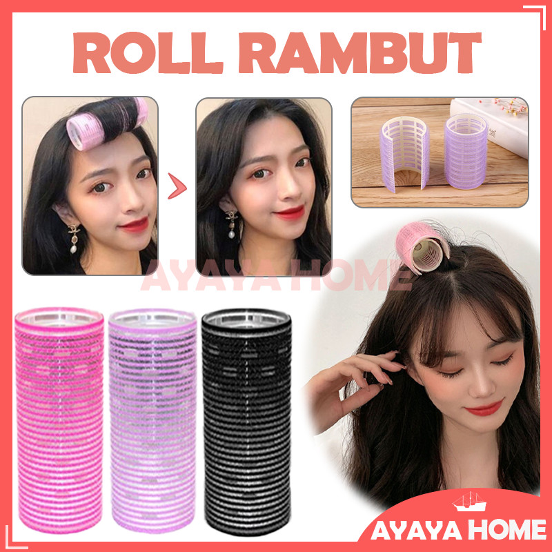 Jual Hair Roller/Gulungan Rambut Poni Hair Curler/Roll Rambut Tempel ...