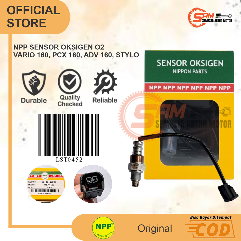 Jual NPP Sensor Oksigen O2 New Honda Stylo ADV PCX Vario 160 CO2 Oxy ...