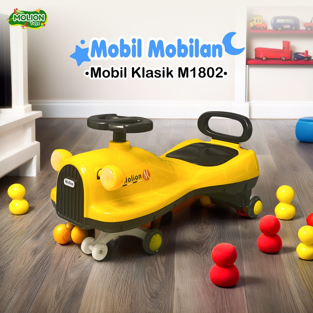 Jual Twist Car Anak M1802 – Mobil Mainan Swing Ride-On Warna Biru (Usia ...