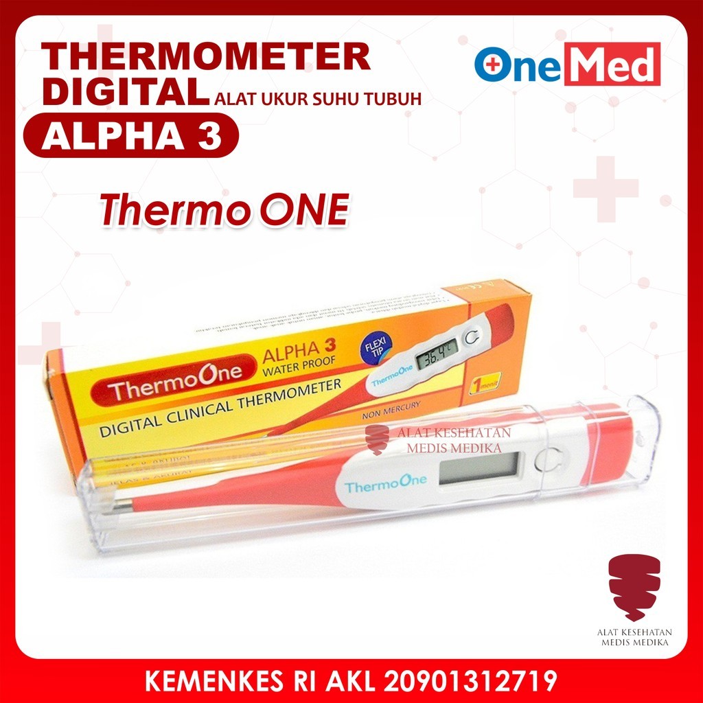 Jual Thermometer Digital Alpha 3 Termometer Elastis Flexible ThermoOne ...