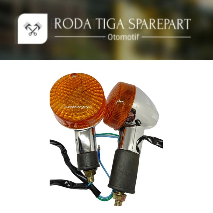 Jual lampu riting sen depan bulat lampu sen lampu sein viar GL set ...