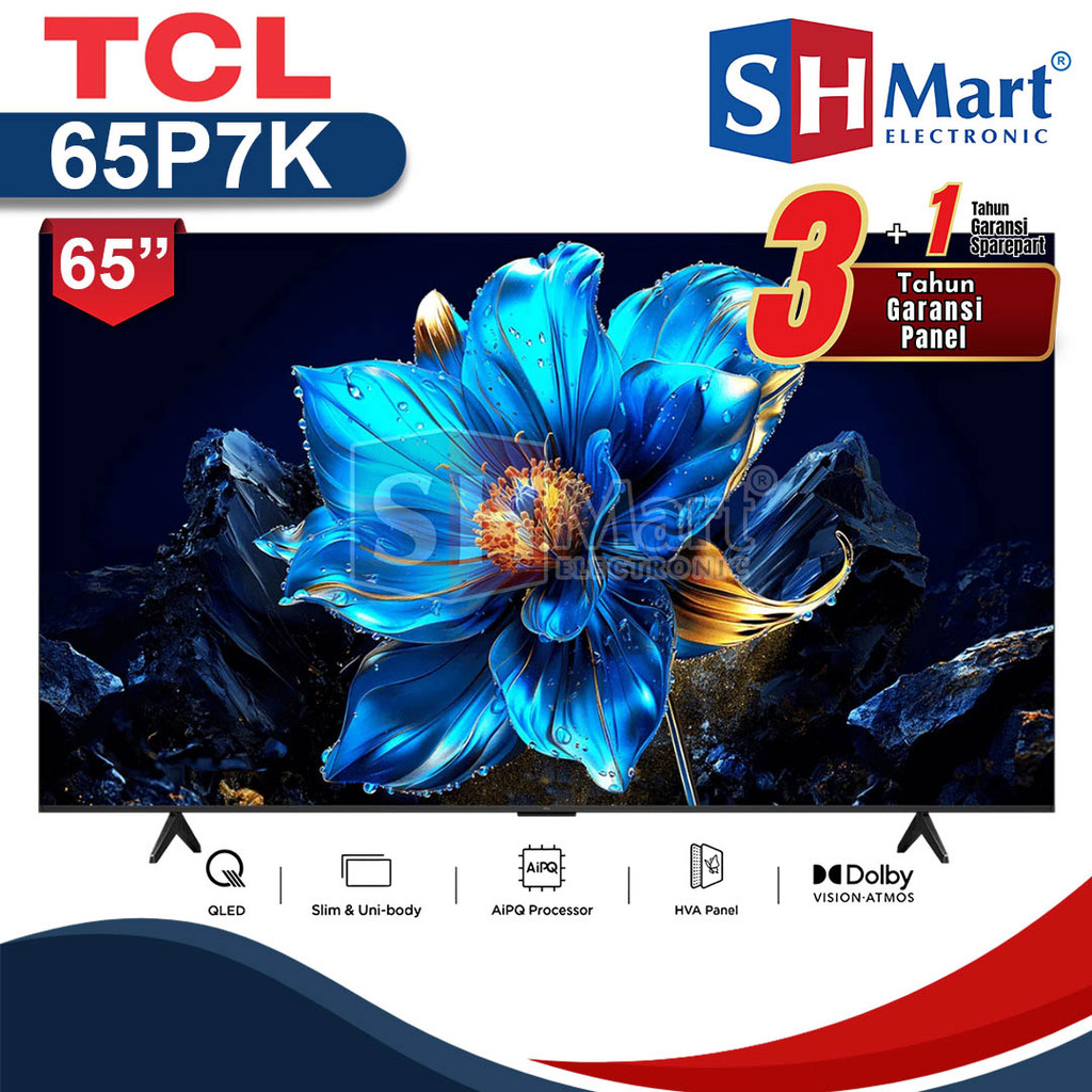 Jual Tcl Tv Qled 65 Inch P7K 4K UHD Tv HVA Panel Screen HDR Brightness Dolby Vision & DTX S ...