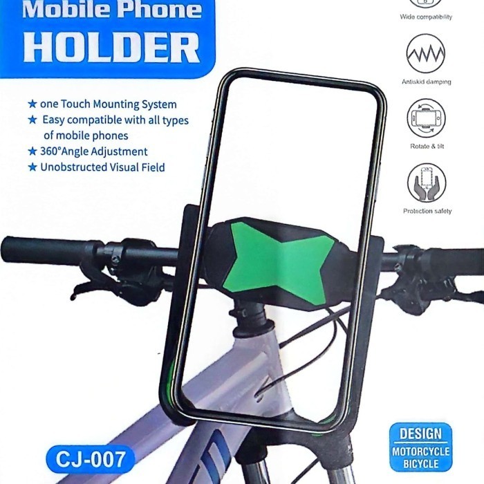 Jual Phone holder stang sepeda PHS04 stang motor rotasi 360 derajat | Shopee Indonesia