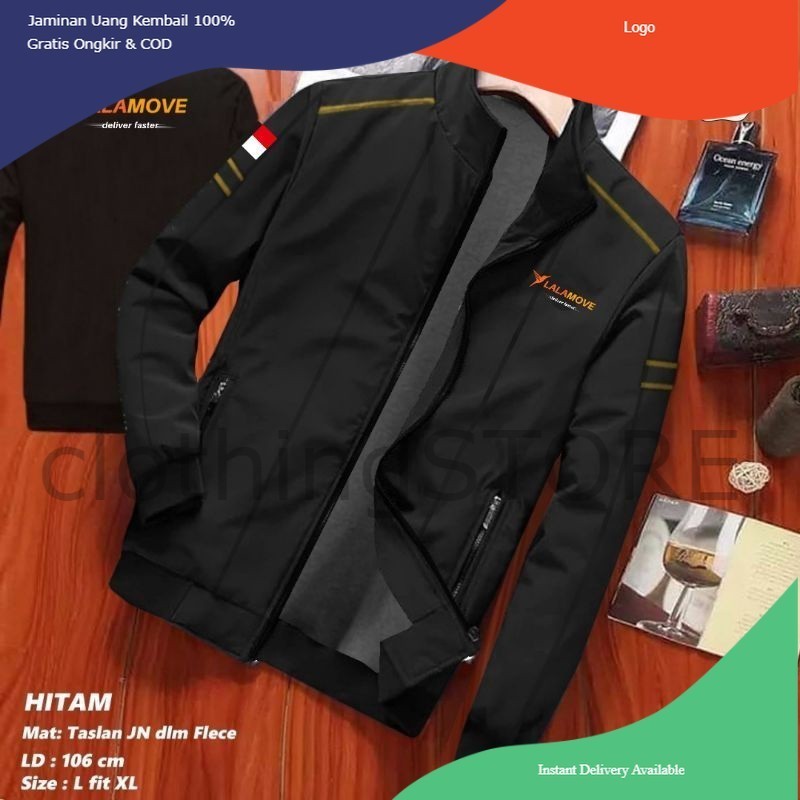 Jual JAKET DRIVER LALAMOVE FREE NAMA SABLON TERBARU 2024 | Shopee Indonesia