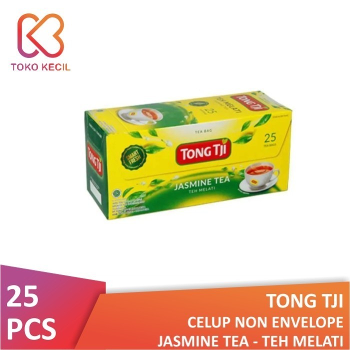 Jual Tong Tji Celup Non Envelope Jasmine Tea - Teh Melati (Isi 25 Pcs ...