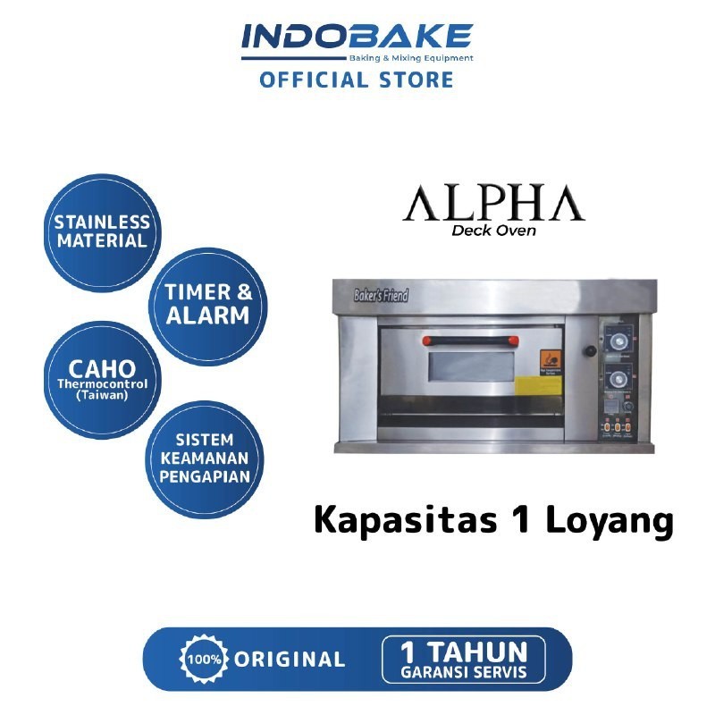Jual Baker's Friend Alpha - Oven Deck Automatic Gas / Mesin Oven Bakery ...