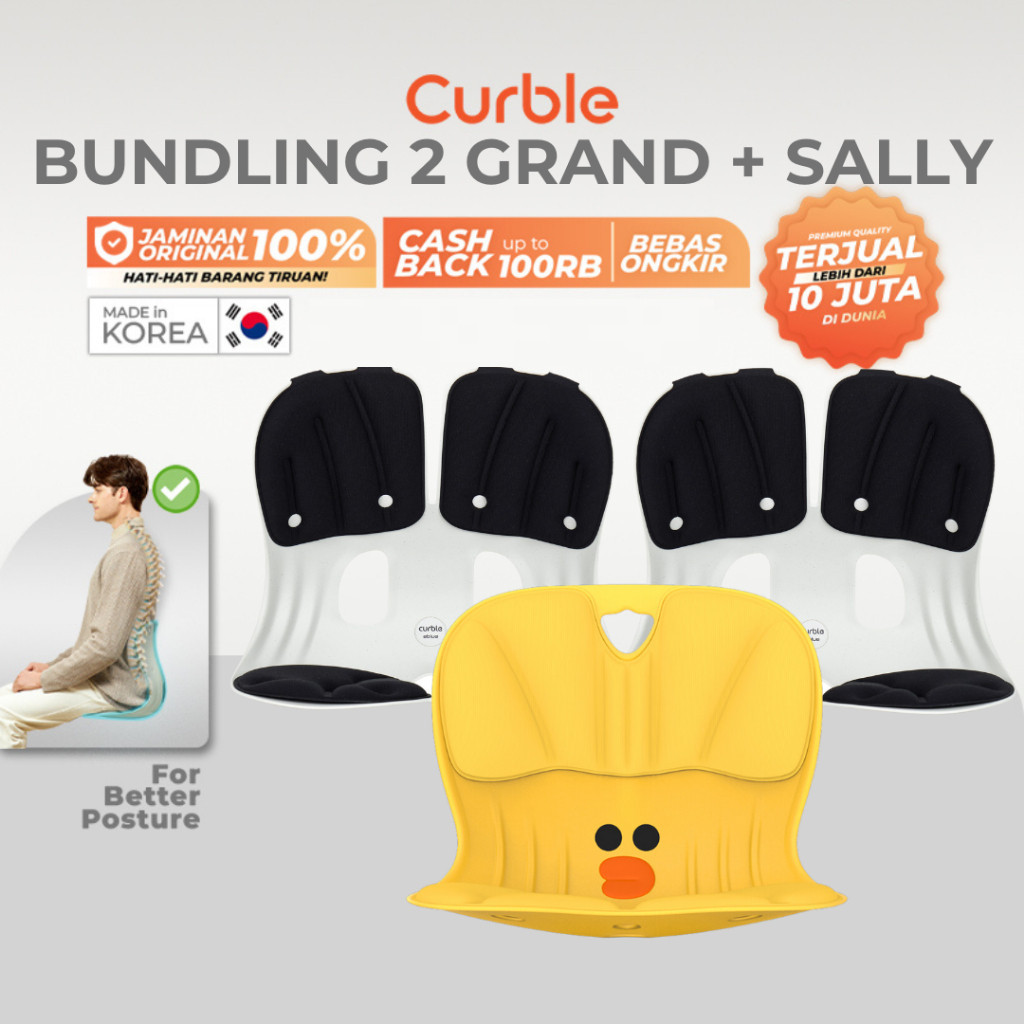 Jual Curble Posture Chair - Bundling Tebus Murah (2pcs Grand & 1pcs ...