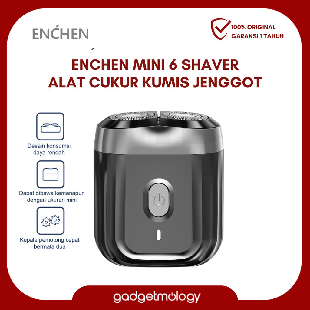 Jual ENCHEN Mini 6 Shaver Alat Cukur Jenggot Elektrik Waterproof IPX7 ...