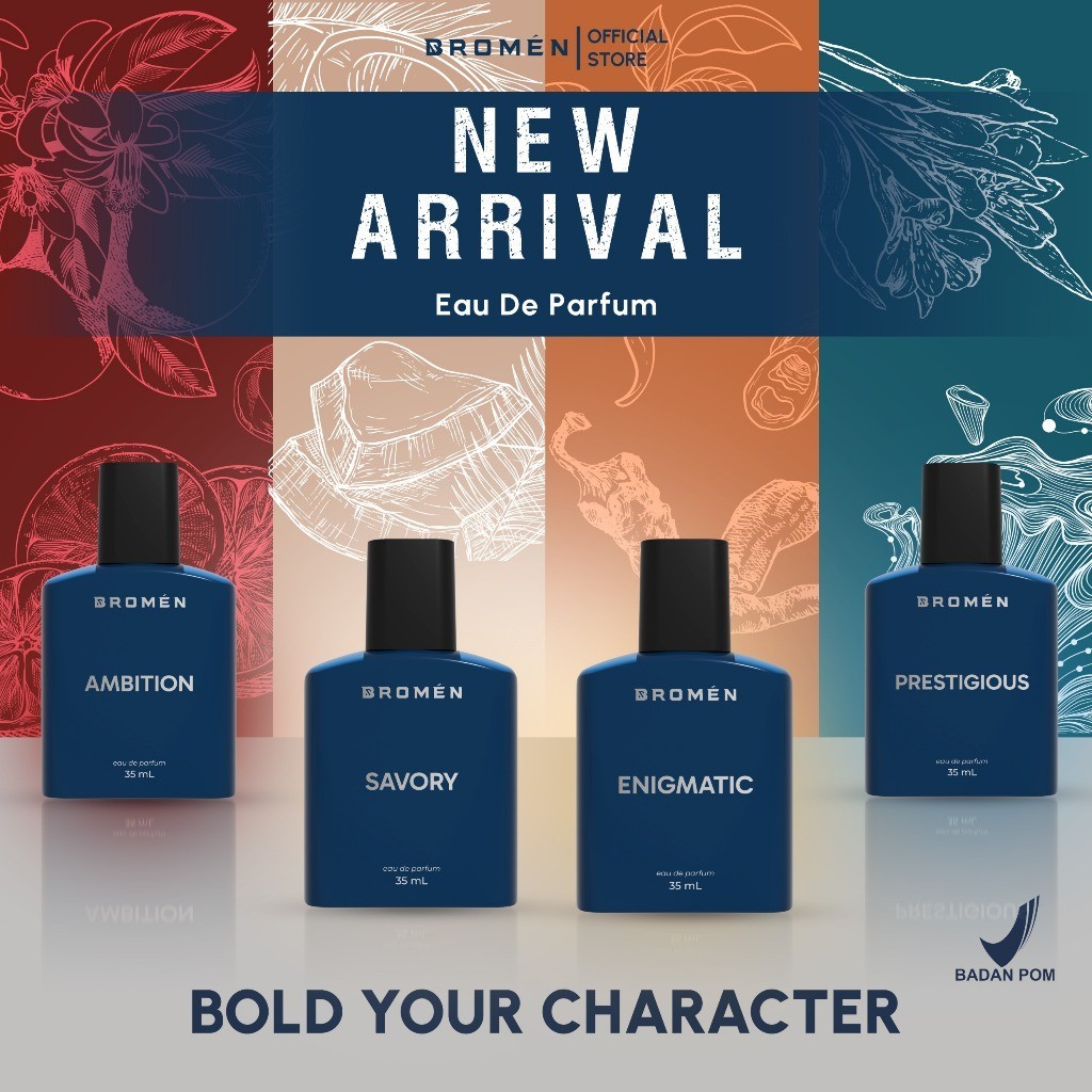 Jual BROMEN Parfum Pria All Varian - Parfum Cowok 35 Ml - Aroma Segar ...