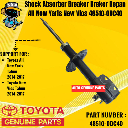 Jual Shock Absorber Breaker Breker Depan All New Yaris New Vios 48510 ...