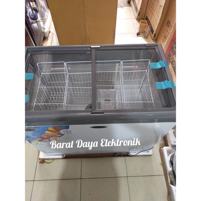 Jual Freezer Frigigate Freezer Es Krim Freezer Sliding 200 liter F 210 ...