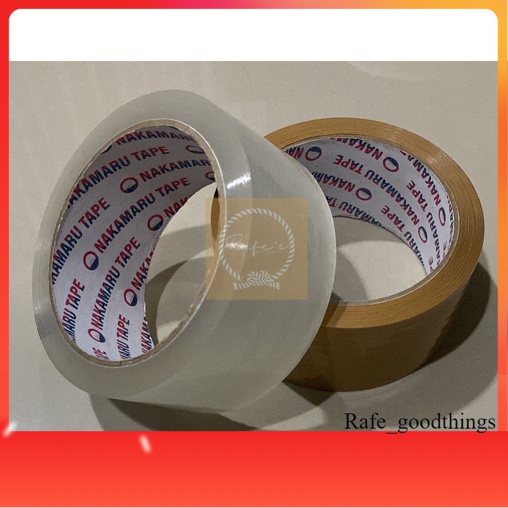Jual ISOLASI LAKBAN BENING ATAU COKLAT MERK NAKAMARU | Shopee Indonesia