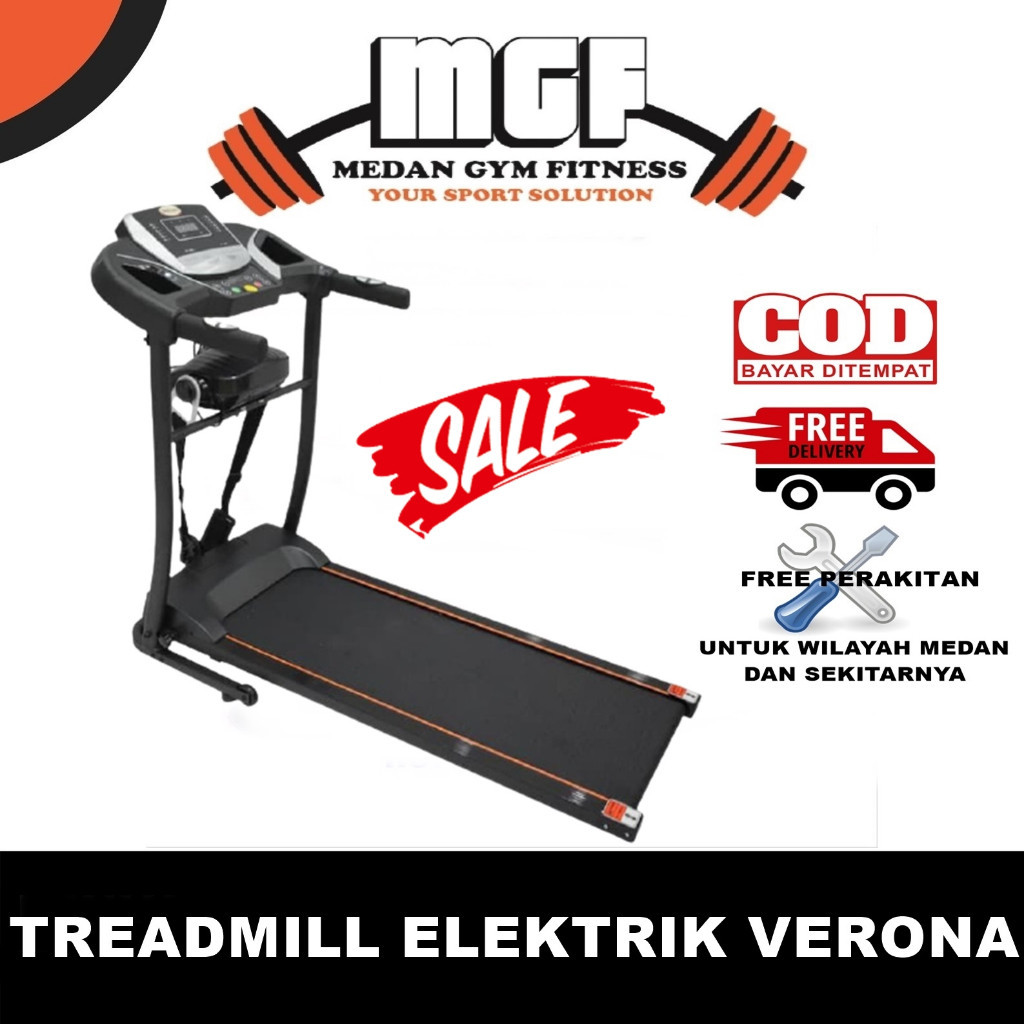 Jual Alat olahraga di rumah pengecil perut Treadmill Elektrik elekrtic ...