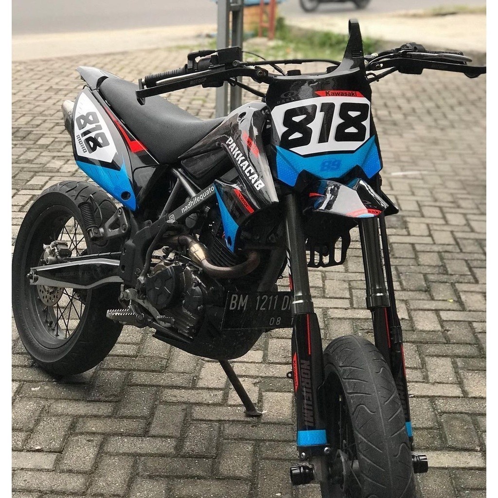 Jual Decal/Stiker crf 150l/Gordon/ D'Tracker /CRF /KLX BF full body ...