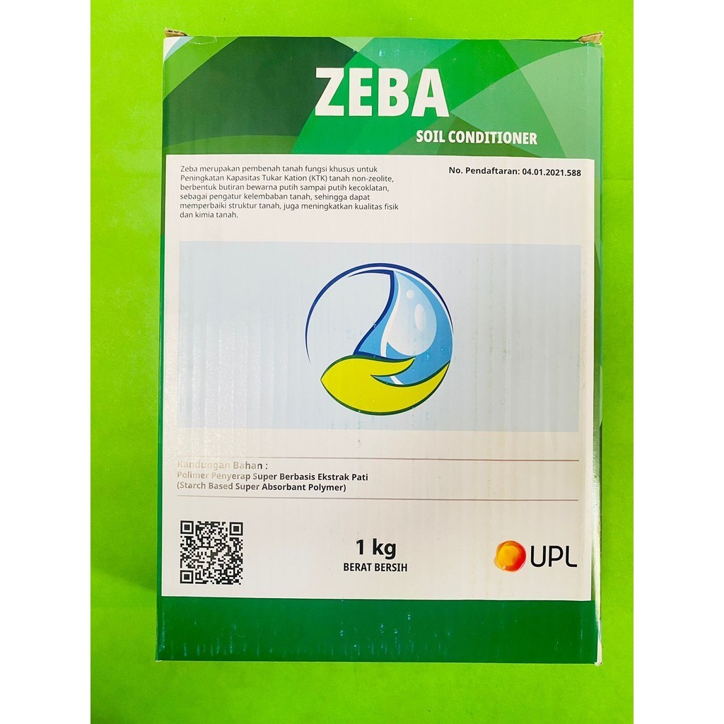 Jual Pupuk ZEBA soil conditioner pembenah kelembaban tanah isi 1kg dari ...
