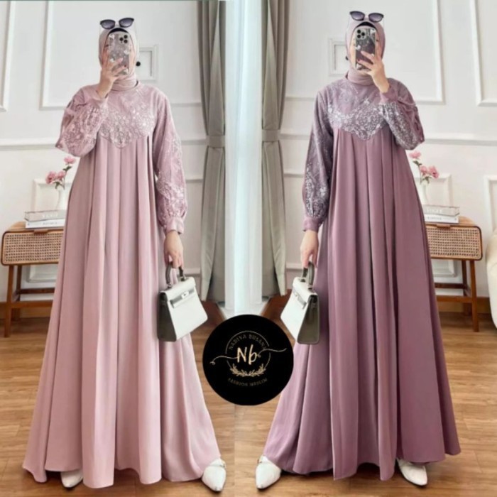Jual ( PROMO ) Habiskan Stok EKSLUSIF Gamis Wanita Terbaru 2023 Viral ...