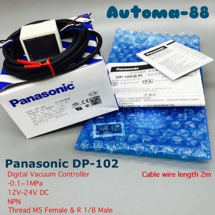 Jual DP-102 Digital Vacuum Pressure Sensor Controller -0.1~1MPa DP102 ...