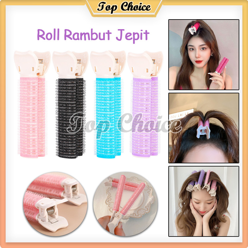 Jual 6 Roll Rambut Jepit / Korea Velcro Hair Gulung Jepitan / Roll ...