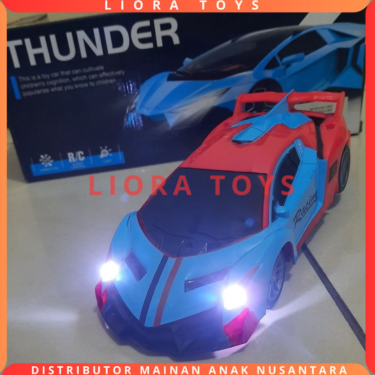 Jual Mainan Anak Mobil Remote Control Balap Racing Thunder Skala 1:20 ...