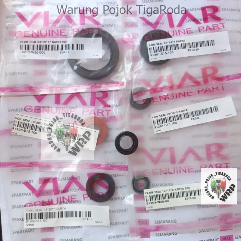Jual SEAL MESIN SET ORIGINAL VIAR 150 200 300 CC SIL SET VIAR RODA 3 ...