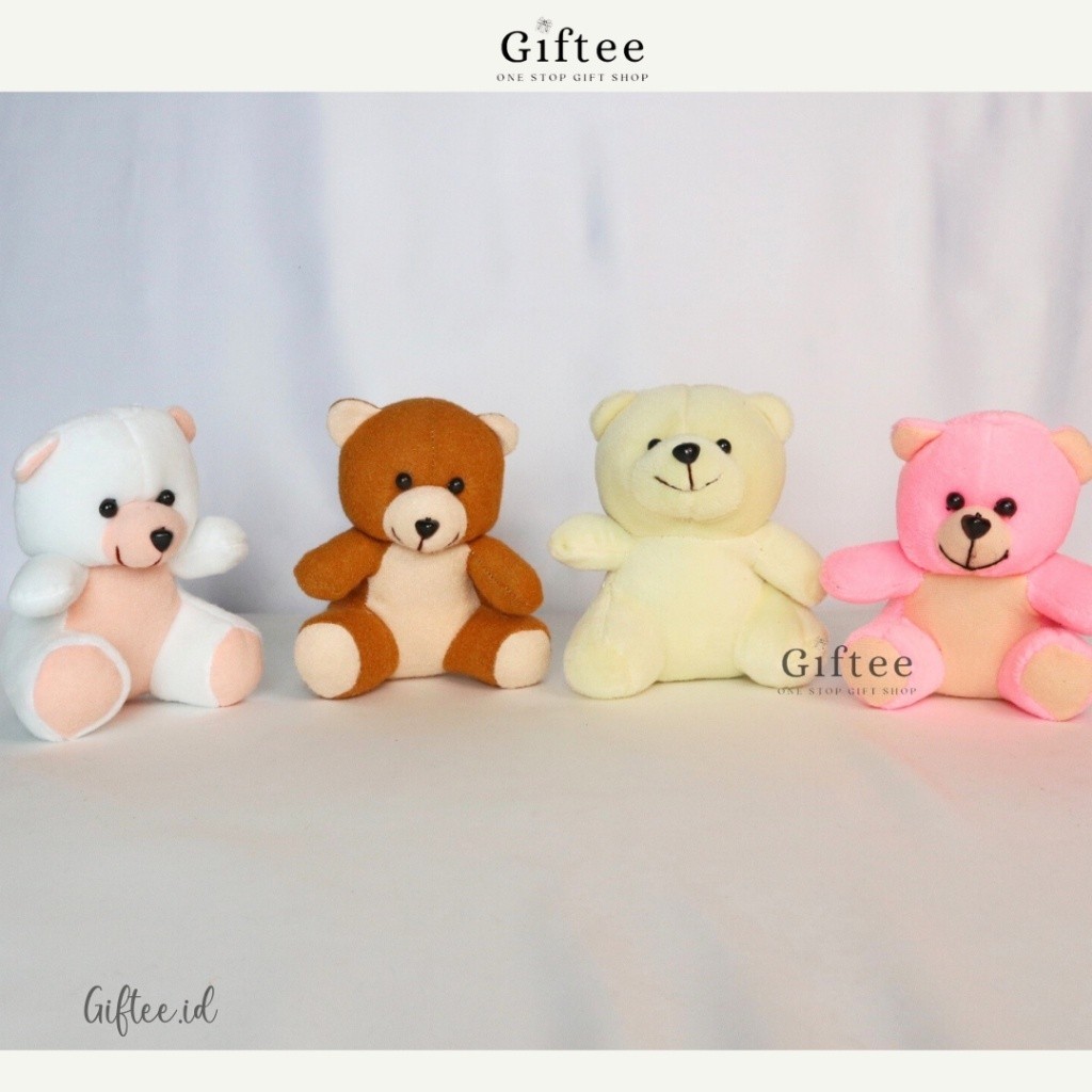 Jual BONEKA BERUANG MINI POLOS UKURAN XS 13CM BONEKA BEAR BONEKA DOLL ...