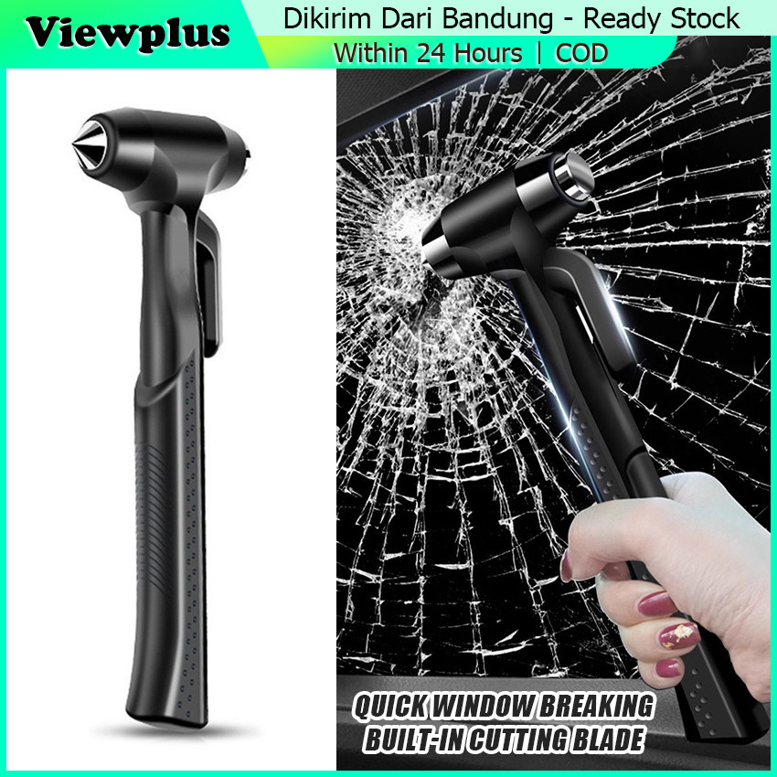 Jual 2in1 Emergency Safety Hammer Besar Palu Pemecah Kaca Multifungsi ...