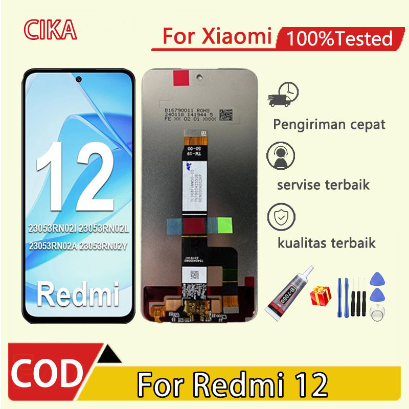 Jual LCD REDMI 12 ORIGINAL FULLSET TOUCHSCREEN ASLI LAYAR | Shopee ...